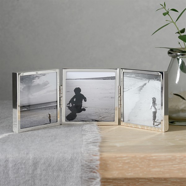 Silver Plated Triple Frame 3x3" - The Cotswold Company | The Cotswold ...