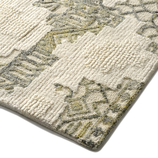 Aldwyn Rug Natural/Moss 160x230cm - The Cotswold Company