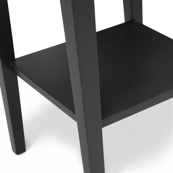 Chantilly Dusky Black Narrow Bedside - The Cotswold Company