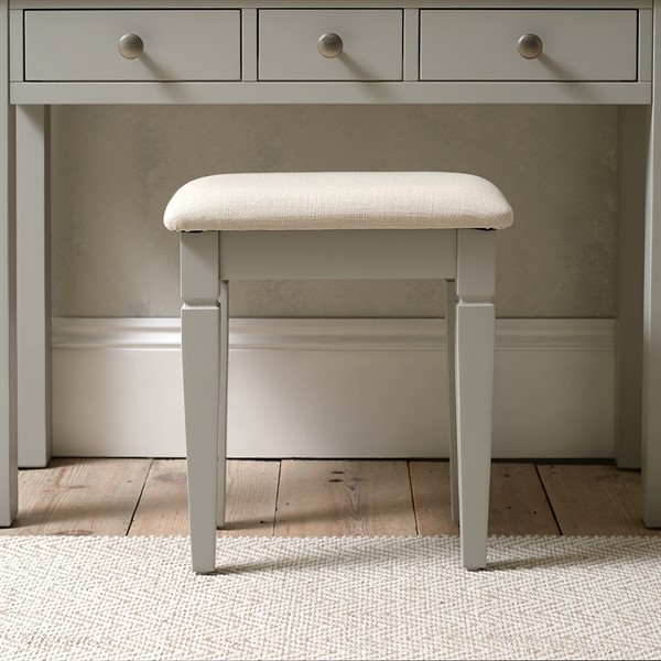 Chantilly Pebble Grey Dressing Table Stool - The Cotswold Company | The ...