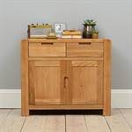 Harvington Contemporary Oak Small Sideboard - The Cotswold Company