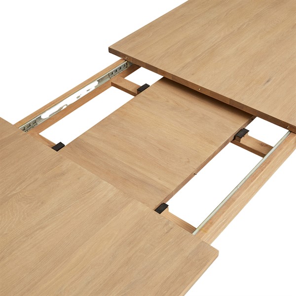 Berkeley Nordic Oak Extending Dining Table - The Cotswold Company