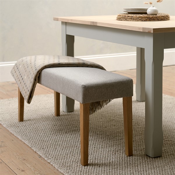 Iris Small Dining Bench Grey - The Cotswold Company | The Cotswold Company