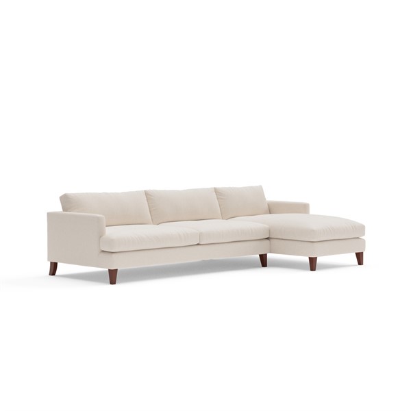 Jackson - Chaise Extra Large Right Hand - Natural - Rustic weave - The ...