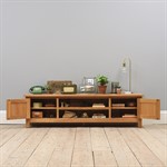 Oakland Low Wide TV Unit - up to 80" - The Cotswold Company