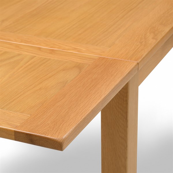 Oakland Rustic Oak Square Extending Dining Table - The Cotswold Company