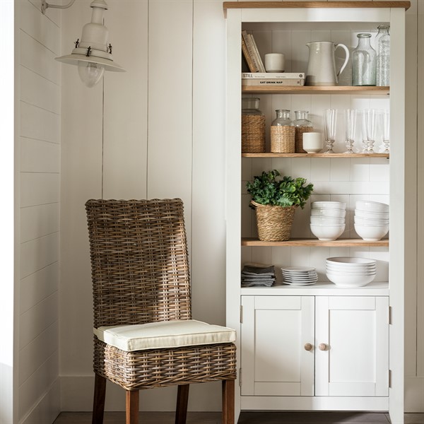 Chester Pure White Alcove Display Cabinet - The Cotswold Company | The ...