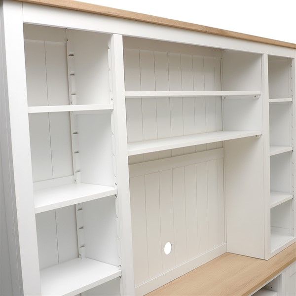 Chester Pure White TV and Media Storage Unit - The Cotswold Company