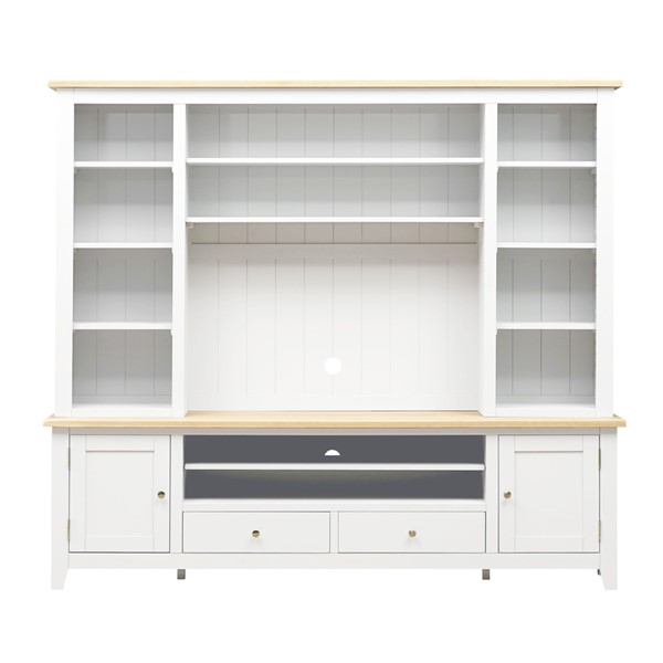 Chester Pure White TV and Media Storage Unit - The Cotswold Company