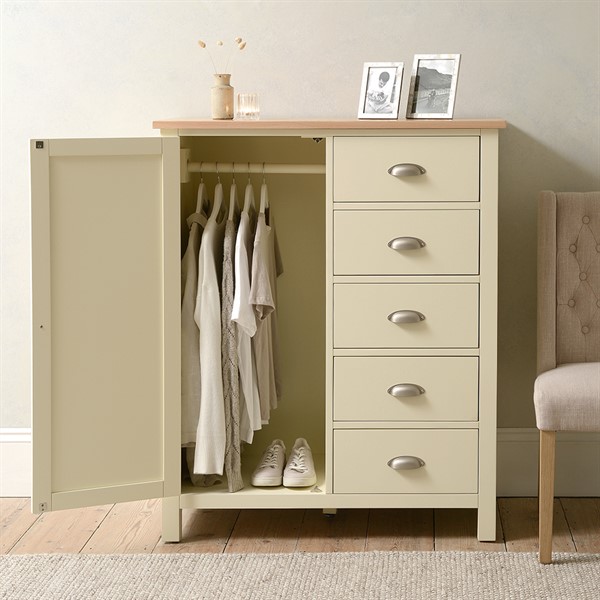 Gloucester Cream Combi Wardrobe - The Cotswold Company