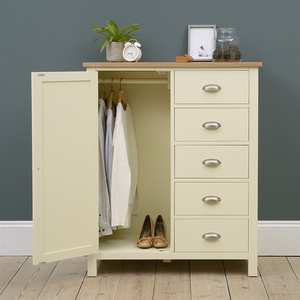 Gloucester Cream Combi Wardrobe - The Cotswold Company
