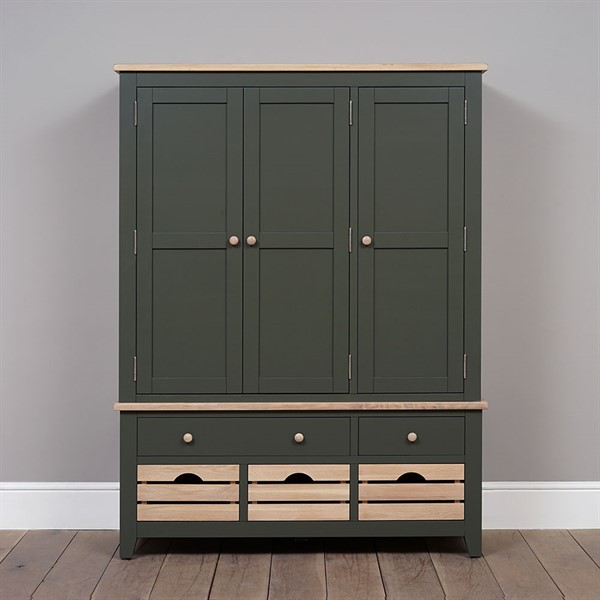 Chester Forest Green Triple Larder - The Cotswold Company