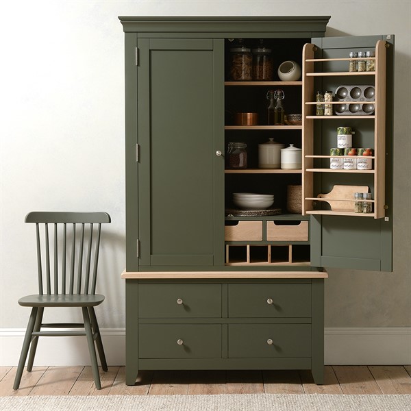 Chester Forest Green Double Larder - The Cotswold Company