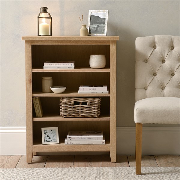 Inglesham Whitewash Oak Small Bookcase - The Cotswold Company | The ...