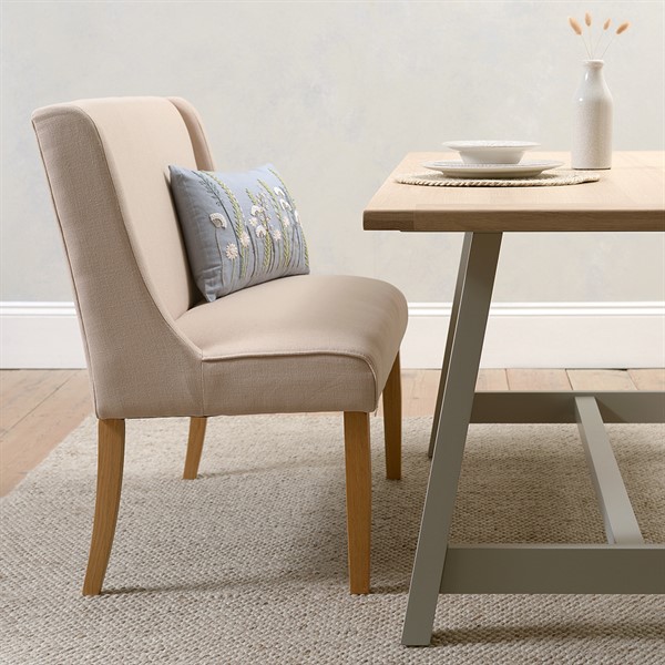 Padstow 100cm Dining Bench - Stone - The Cotswold Company