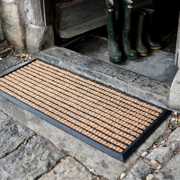 Rubber Coir Mat 45x100cm - The Cotswold Company | The Cotswold Company