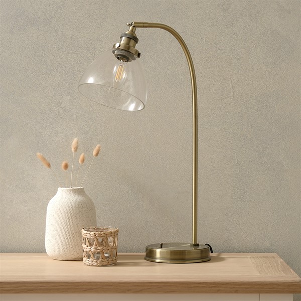 Boxwell Table Lamp - Antique Brass - The Cotswold Company | The ...