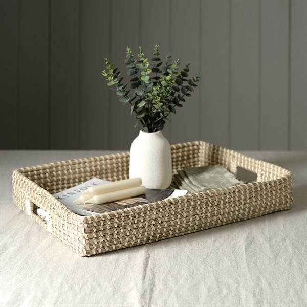 Seagrass Rectangular tray - Large - The Cotswold Company