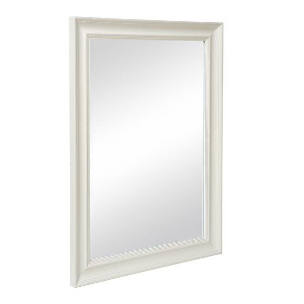 Warm White Large Rectangular Mirror 110x80cm - The Cotswold Company