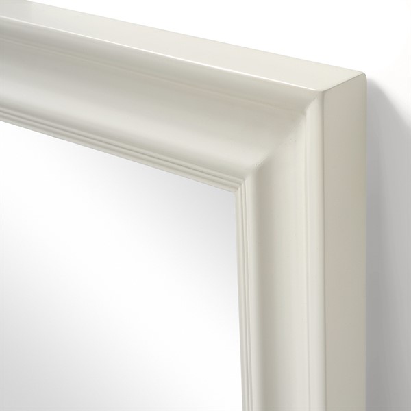 Warm White Large Rectangular Mirror 110x80cm - The Cotswold Company